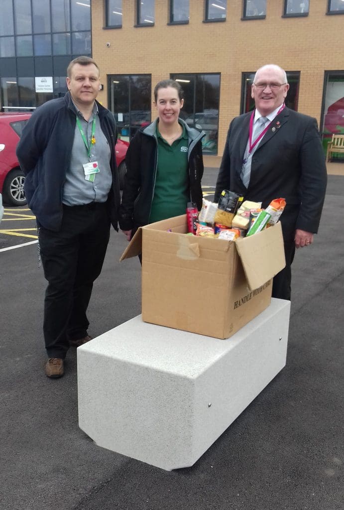HMP Berwyn Veterans Do their bit for the Foodbank - Wrexham Council News