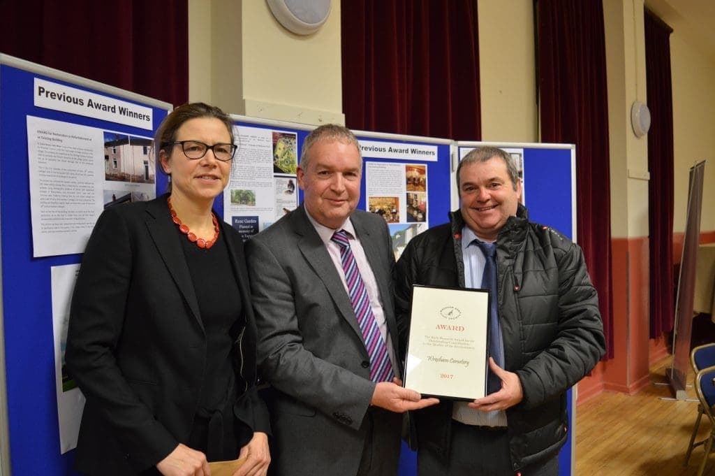 Award for Wrexham Cemetery Refurbishment - news.wrexham.gov.uk