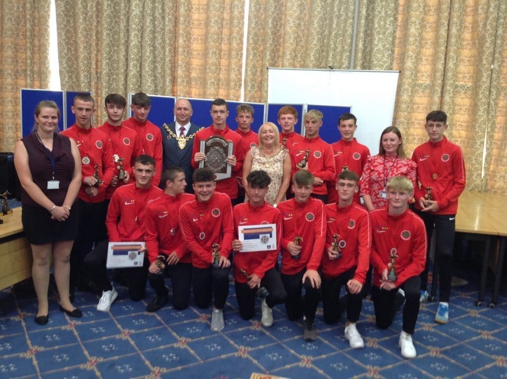 Welsh champions presented with awards! - Wrexham Council News
