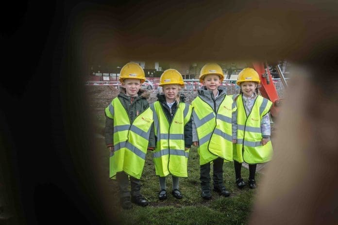 Works start at Borras Park school to create Community Primary and Welsh ...