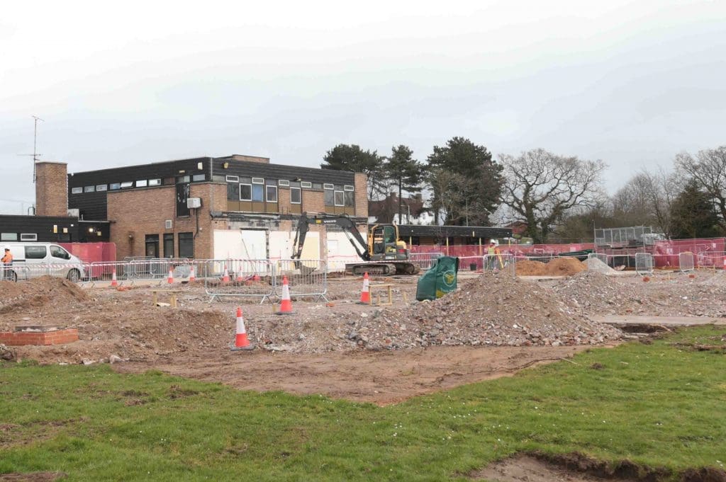 Works start at Borras Park school to create Community Primary and Welsh ...