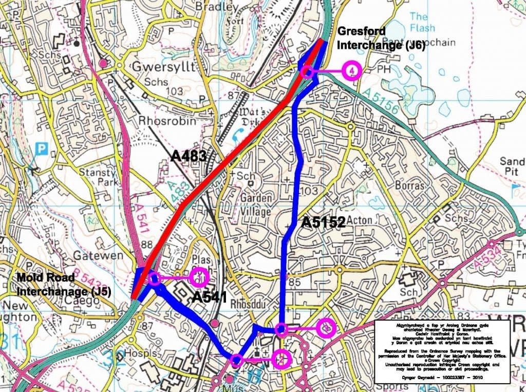 Updated: Traffic Wales confirm A483 junction improvements to start June ...