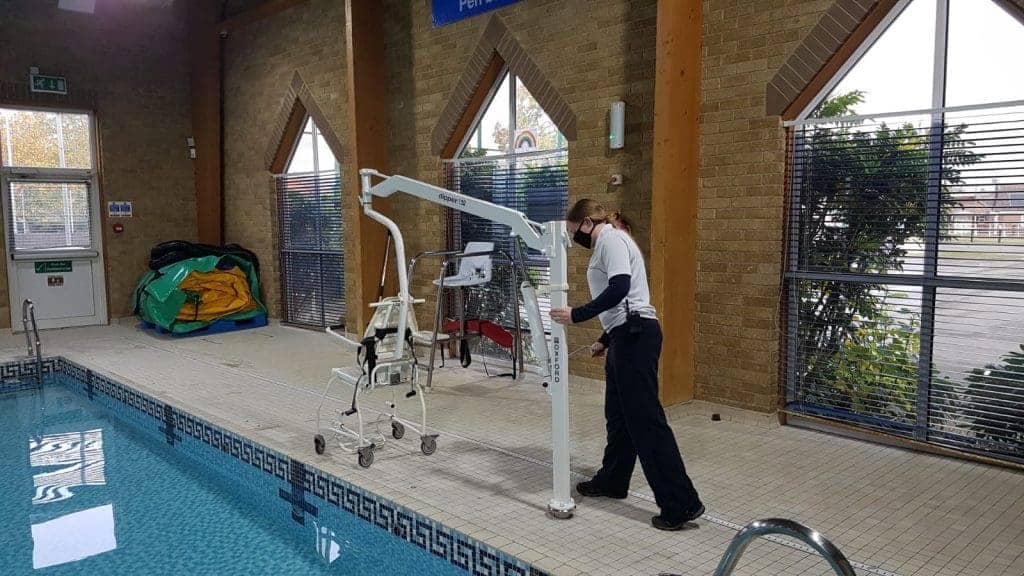 New hoists installed at Waterworld and Chirk sites - news.wrexham.gov.uk