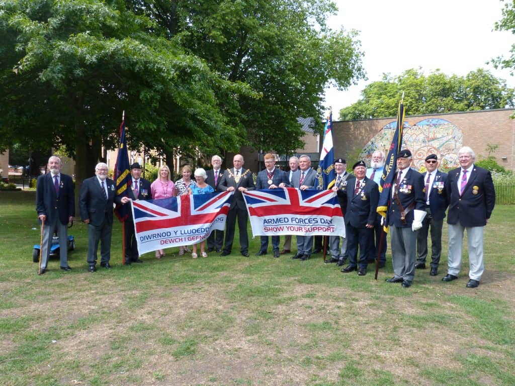 We're flying the flag for Armed Forces Day - Wrexham Council News