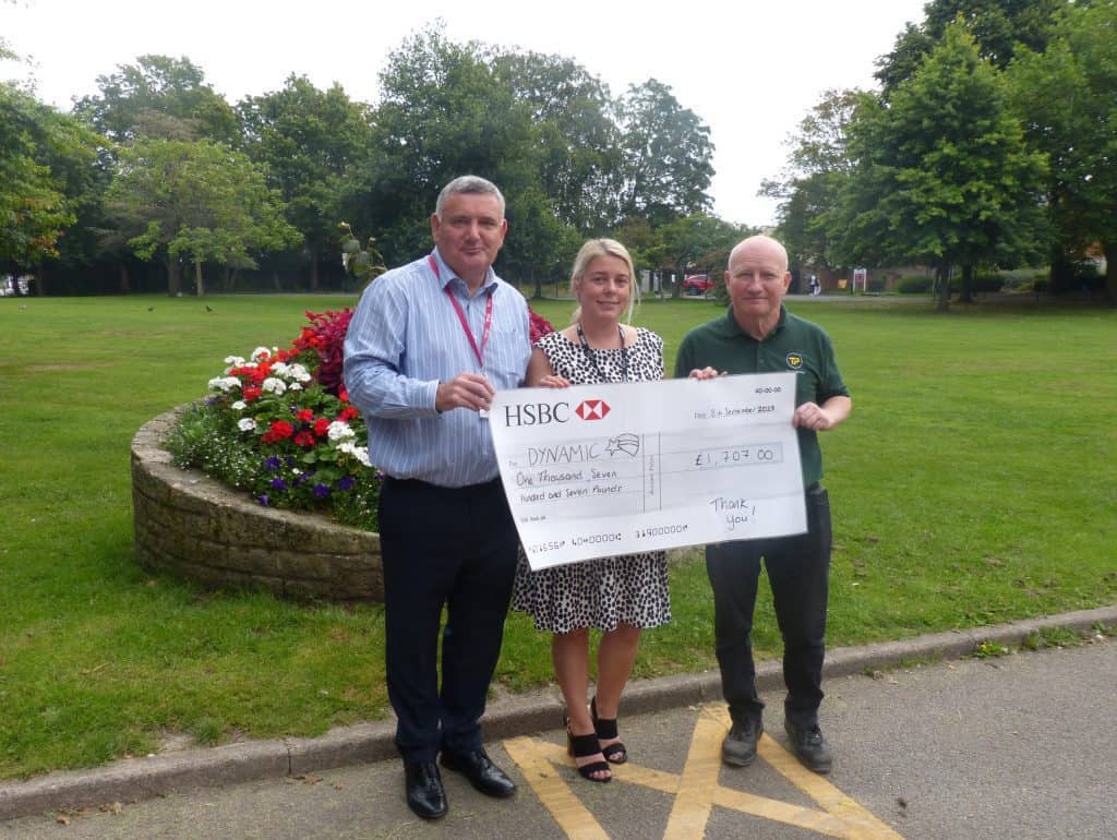 Dynamic receives big cheque after three-peaks challenge - Wrexham ...