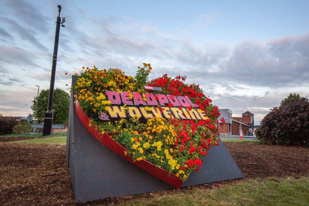 Marvel Studios’ Deadpool & Wolverine Blooms in Wrexham in collaboration ...