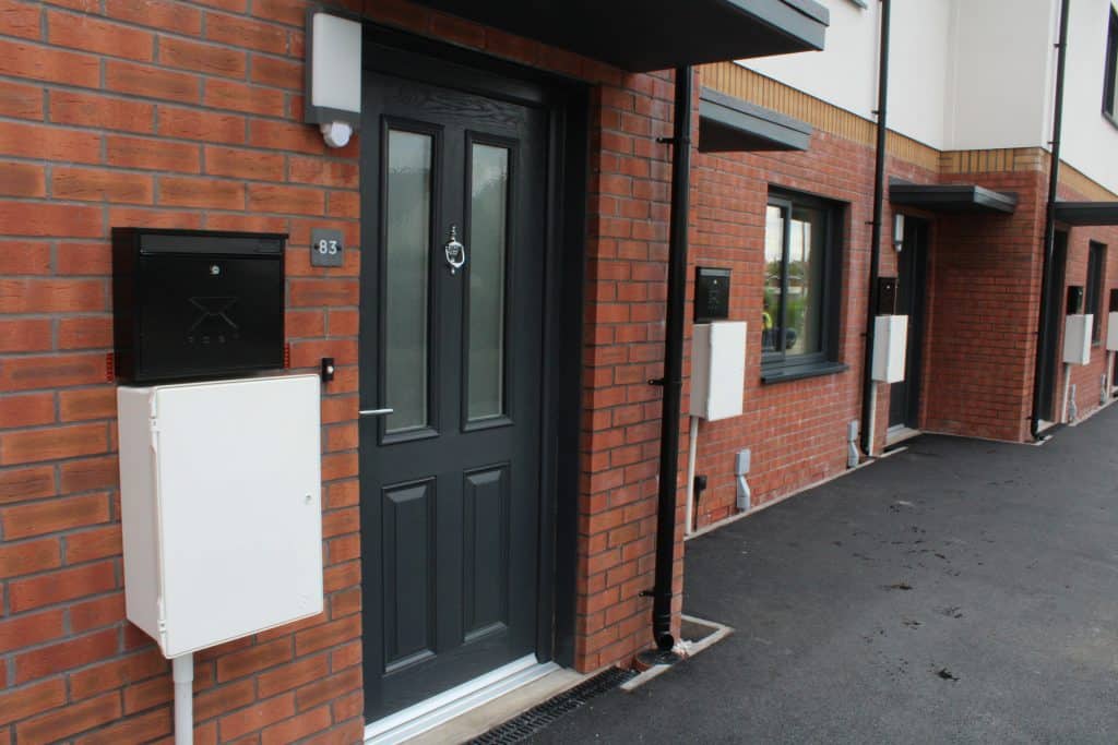 Wrexham Council’s First Sustainable Homes reach completion in Heol Offa ...