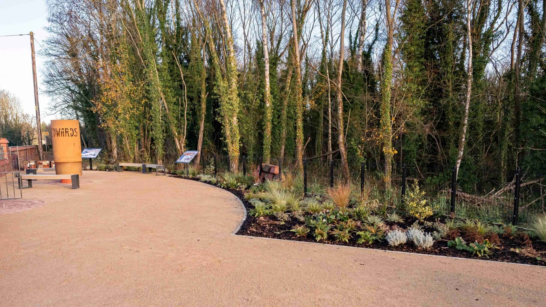 New JC Edwards Wall and Public Garden officially opens in Trevor ...